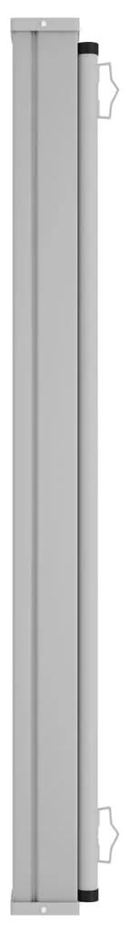 vidaXL Zatahovací boční markýza / zástěna 600 x 160 cm krémová