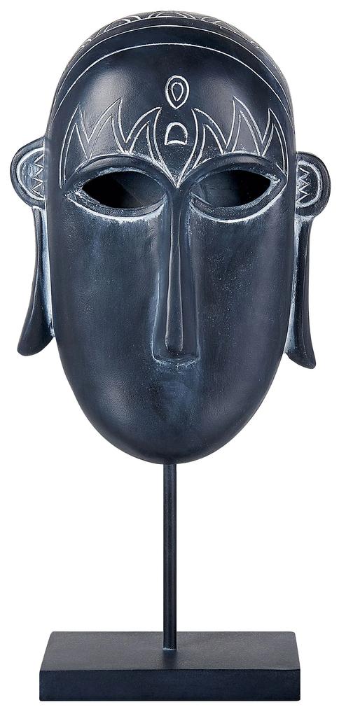 Dekorativní figurka maska černá PAKHA Beliani