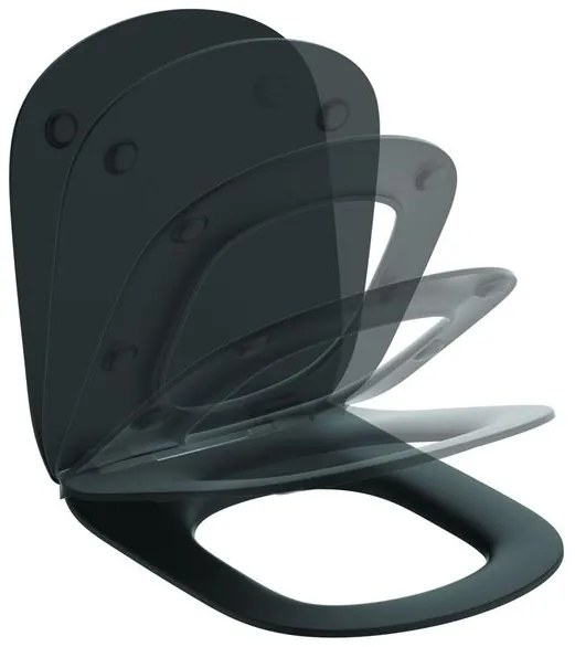 Ideal Standard Tesi WC sedátko se SoftClose, černá mat T3527V3