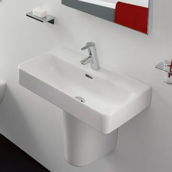 LAUFEN H8189580001041 - Umyvadlo na desku/závěsné PRO 55x38 cm keramika/bílá