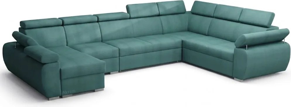 Sedací souprava BASTON | 170x390x260 cm | rozkládací + 2x úložný prostor | VÝBĚR TKANIN