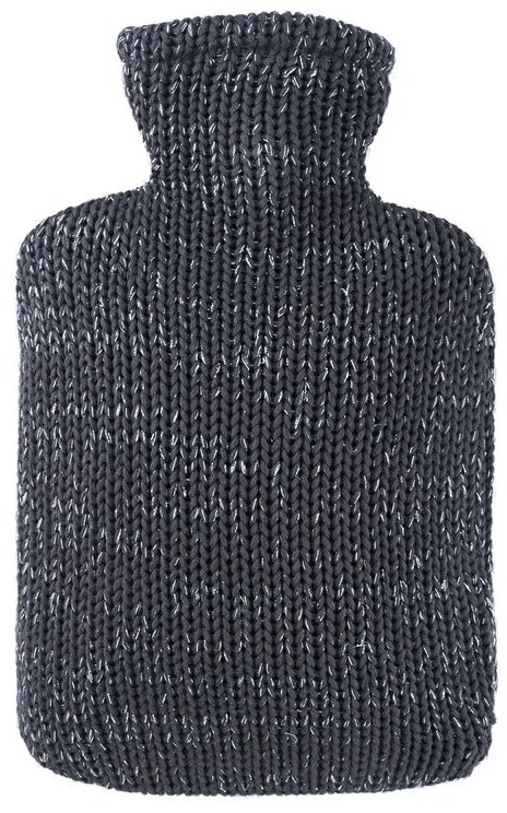 Termofor Hugo Frosch Classic v lurexovém obalu, 1,8 l, antracit
