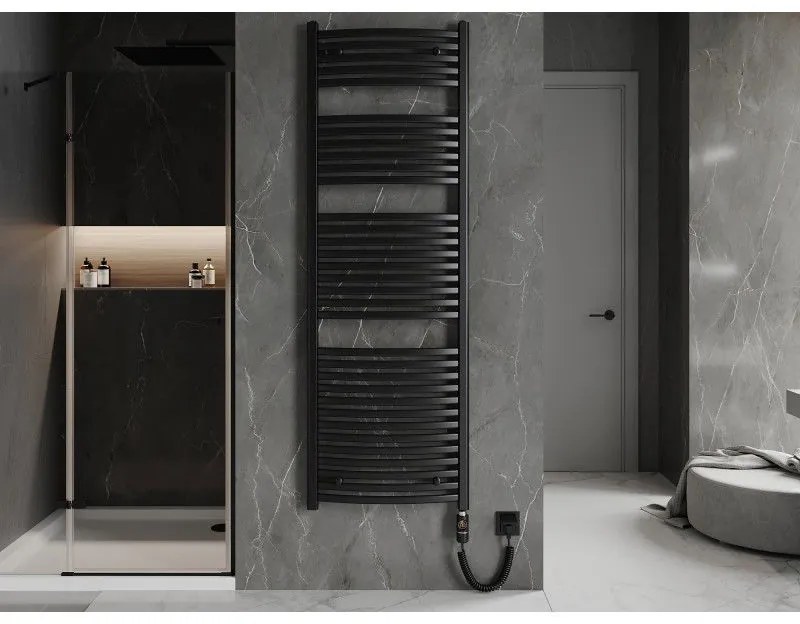 Mexen Helios, elektrické topné těleso 1800 x 600 mm, 900 W, černá, W103-1800-600-2900-70