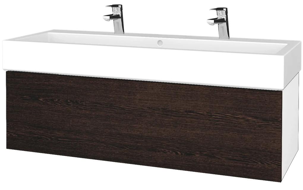 Dřevojas Koupelnová skříňka VARIANTE SZZ 120 Varianta: N01 Bílá lesk / N06 Lava