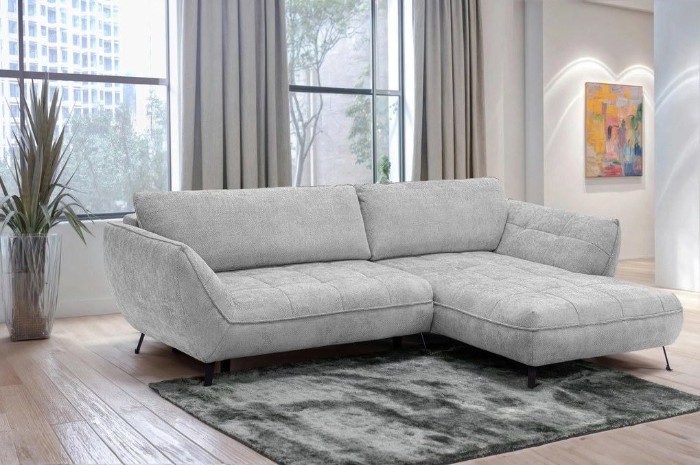 XXXLutz ROHOVÁ SEDAČKA, textil, světle šedá MID.YOU - Sedací soupravy - 000694008602