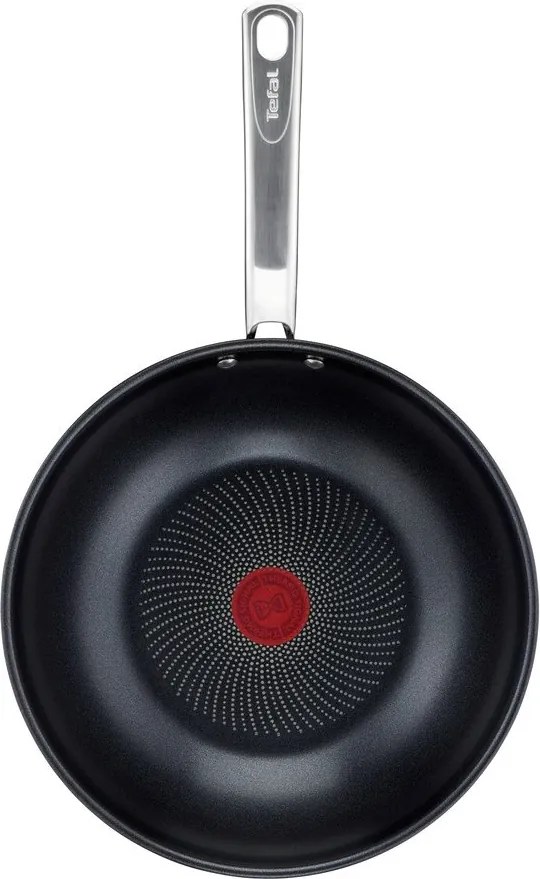 Wok nerezová pánev s nepřilnavým povrchem ø 28 cm Intuition B8171944 – Tefal