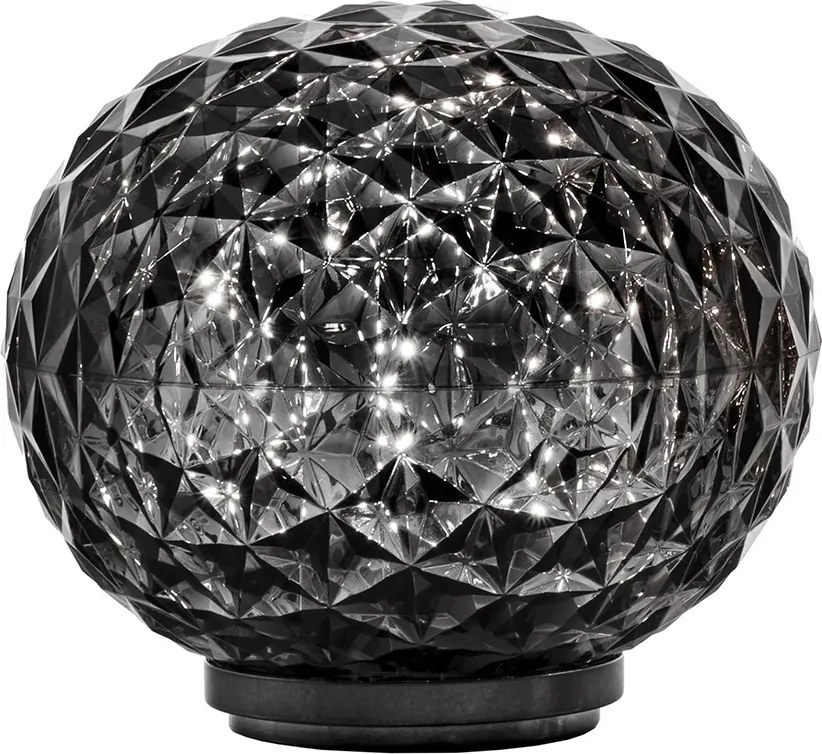 Výprodej Kartell designové stolní lampy Mini Planet - kouřová/baterie