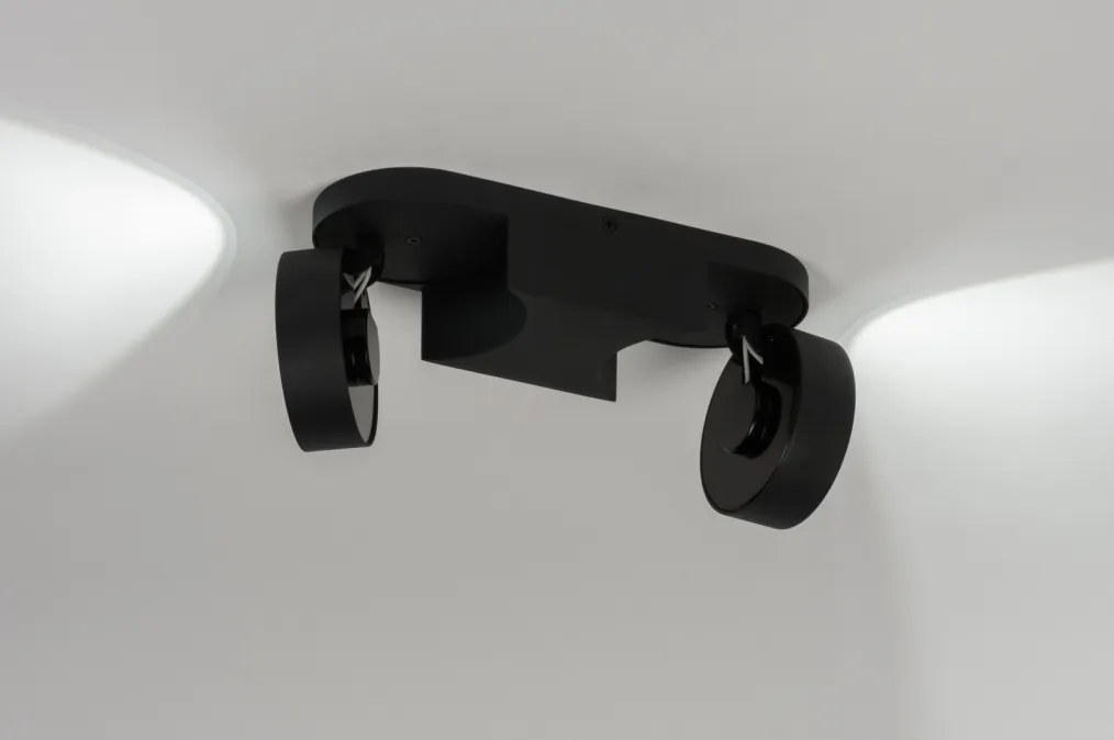 Stropní designové LED svítidlo do chodby AV Black II