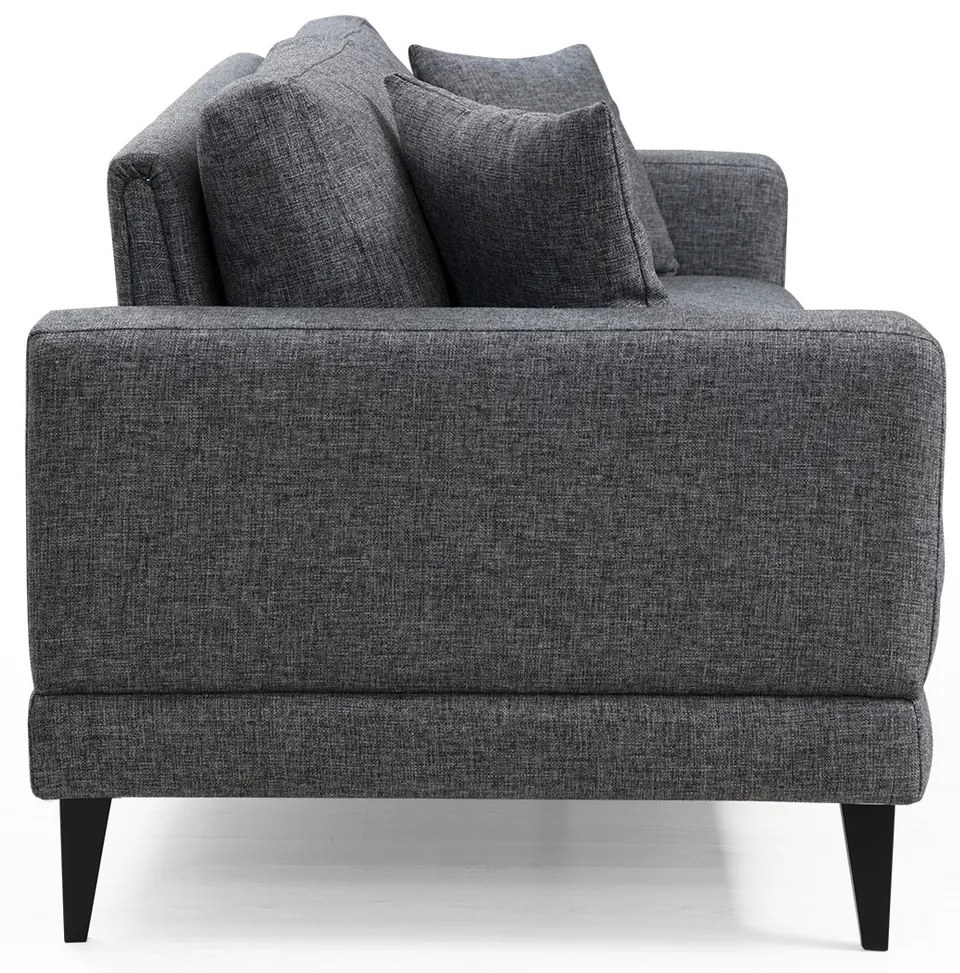 Hanah Home Třímístná pohovka NORDIC šedá 560ARE1307