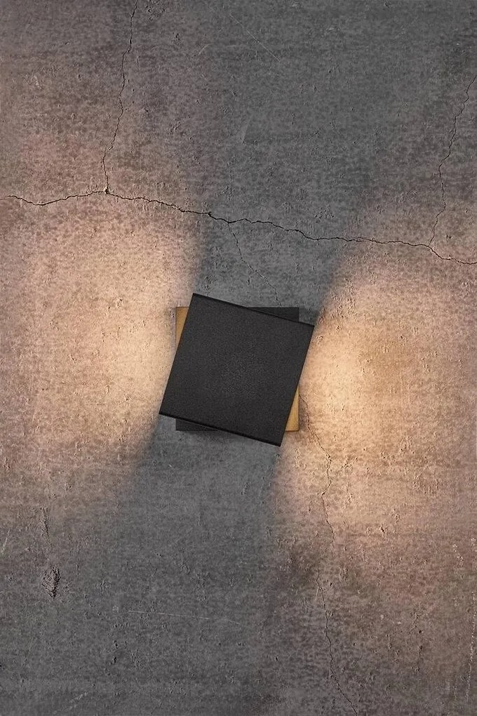 NOR 2019061003 Venkovní nástěnné svítidlo Turn 13W LED černá - NORDLUX