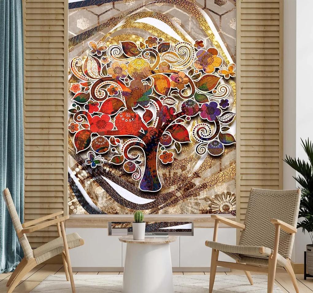 Gario Fototapeta Barevný strom, zen Materiál: Vliesová, Rozměry: 100 x 140 cm