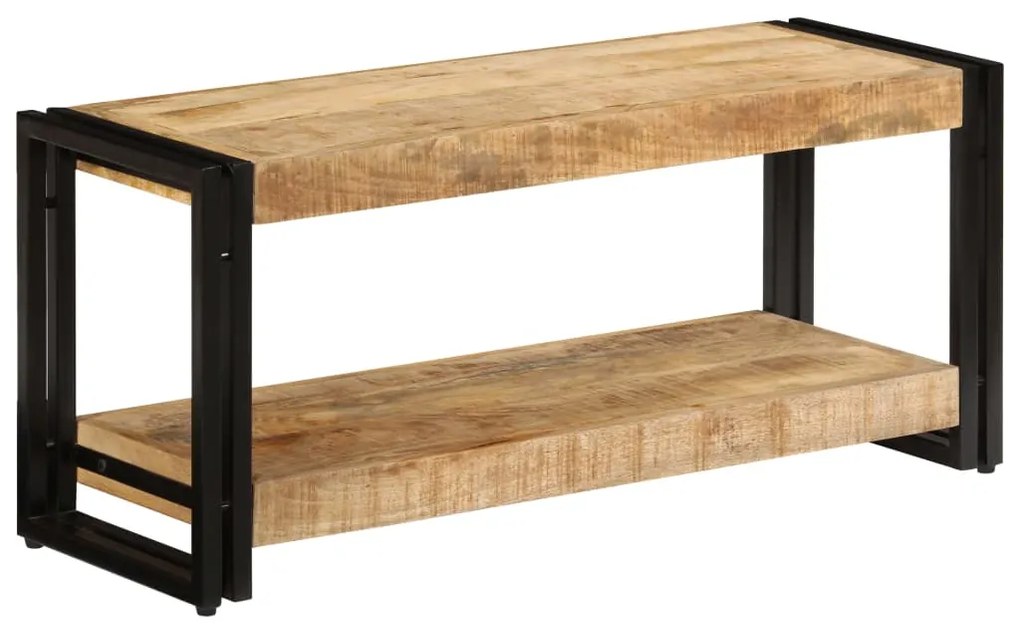 TV stolek 90 x 30 x 40 cm masivní mangovníkové dřevo 247808