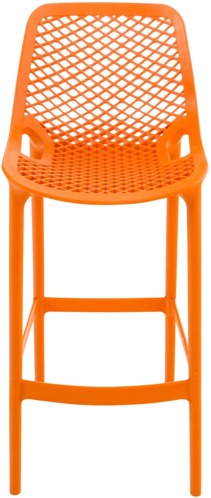 Plastová barová židle Air - Oranžová