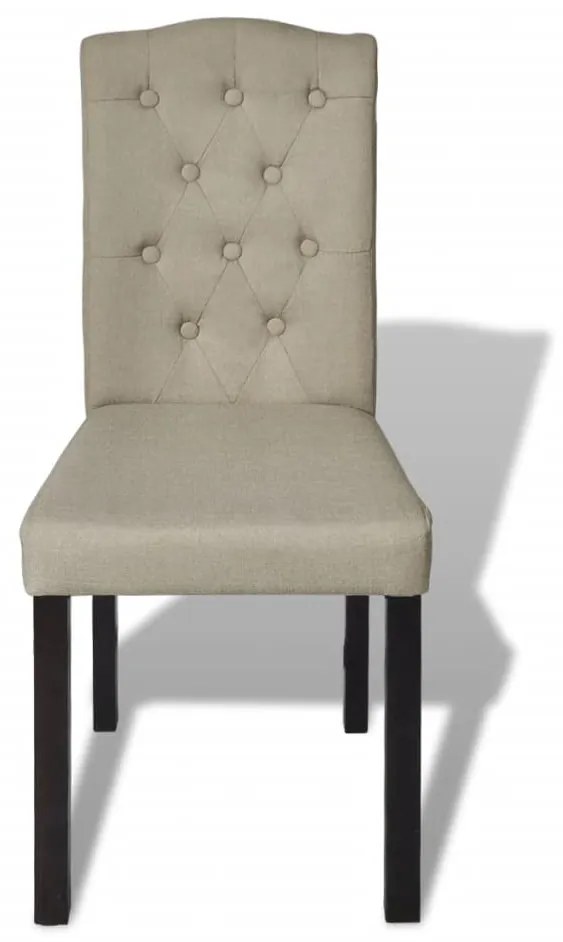 Jídelní židle 6 ks velbloudí textil - Default Title