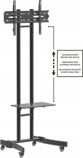 Mobilní držák TV na kolečkách Opticum VECTRON- 30" - 55" , nosnost 40kg