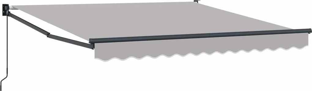 Stahovací markýza Světle šedá 300 x 250 x 165 cm 3330097
