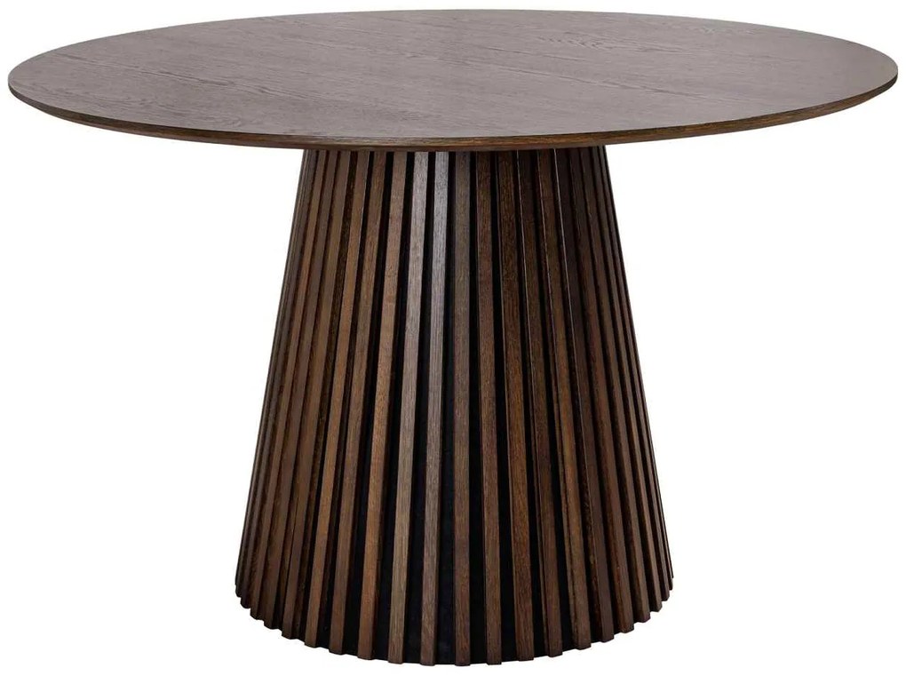 Designový jídelní stůl Wadeline 120 cm tmavý dub