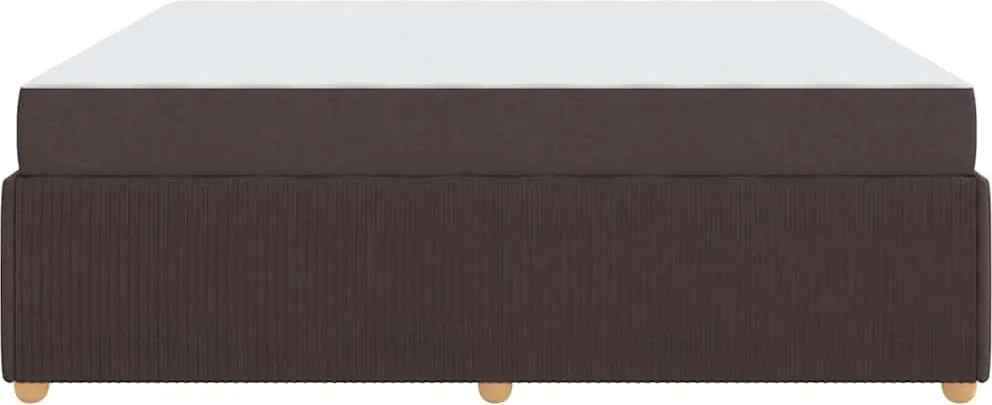 Rám postele Tmavě hnědá 180 x 200 cm textil 3398421