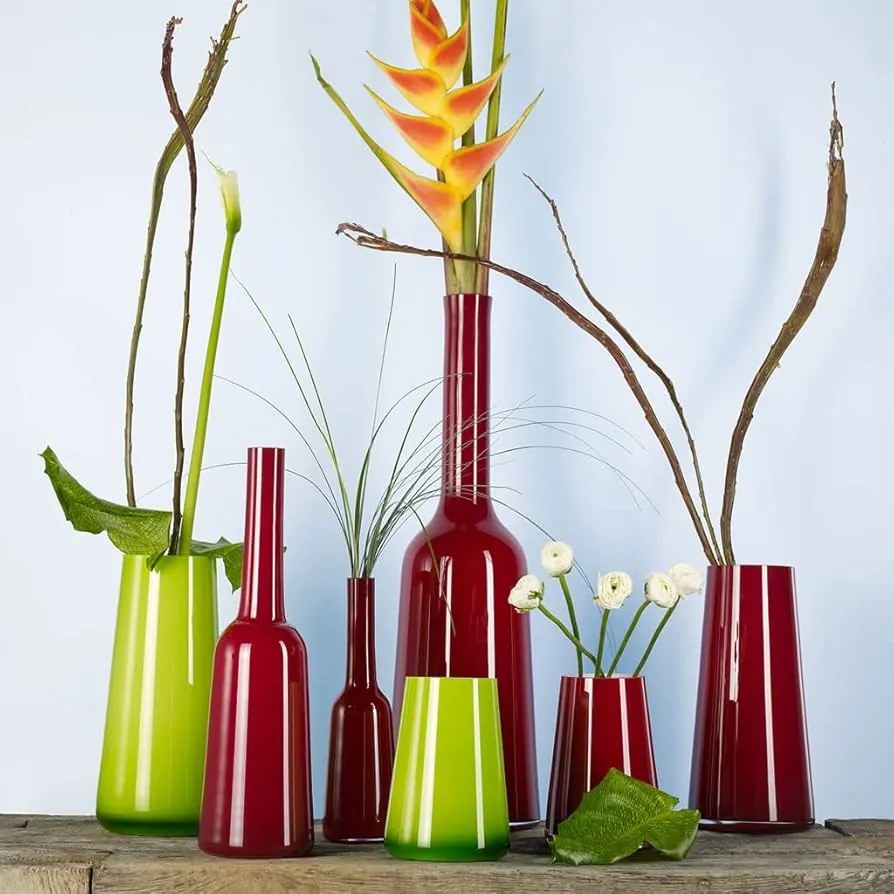Villeroy&Boch Villeroy & Boch Nek Mini Vase Deep Cherry, 20cm