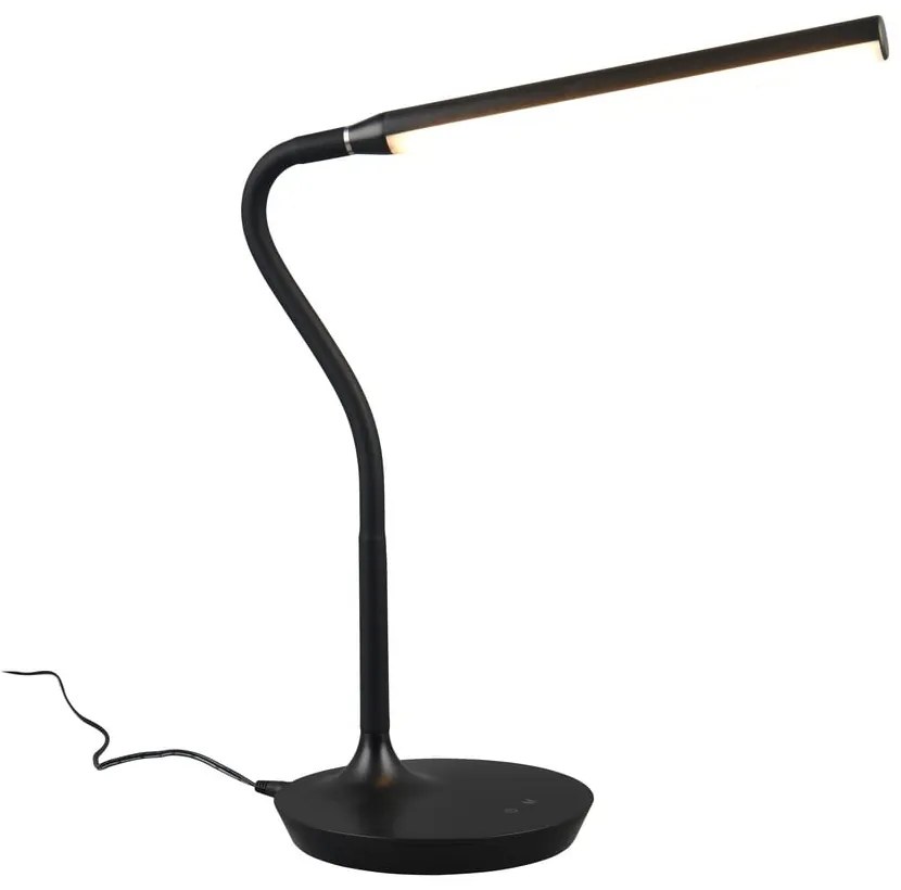 Černá LED stolní lampa (výška 38 cm) Toro – Trio