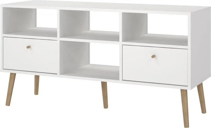 TV stolek Boaz, bílá