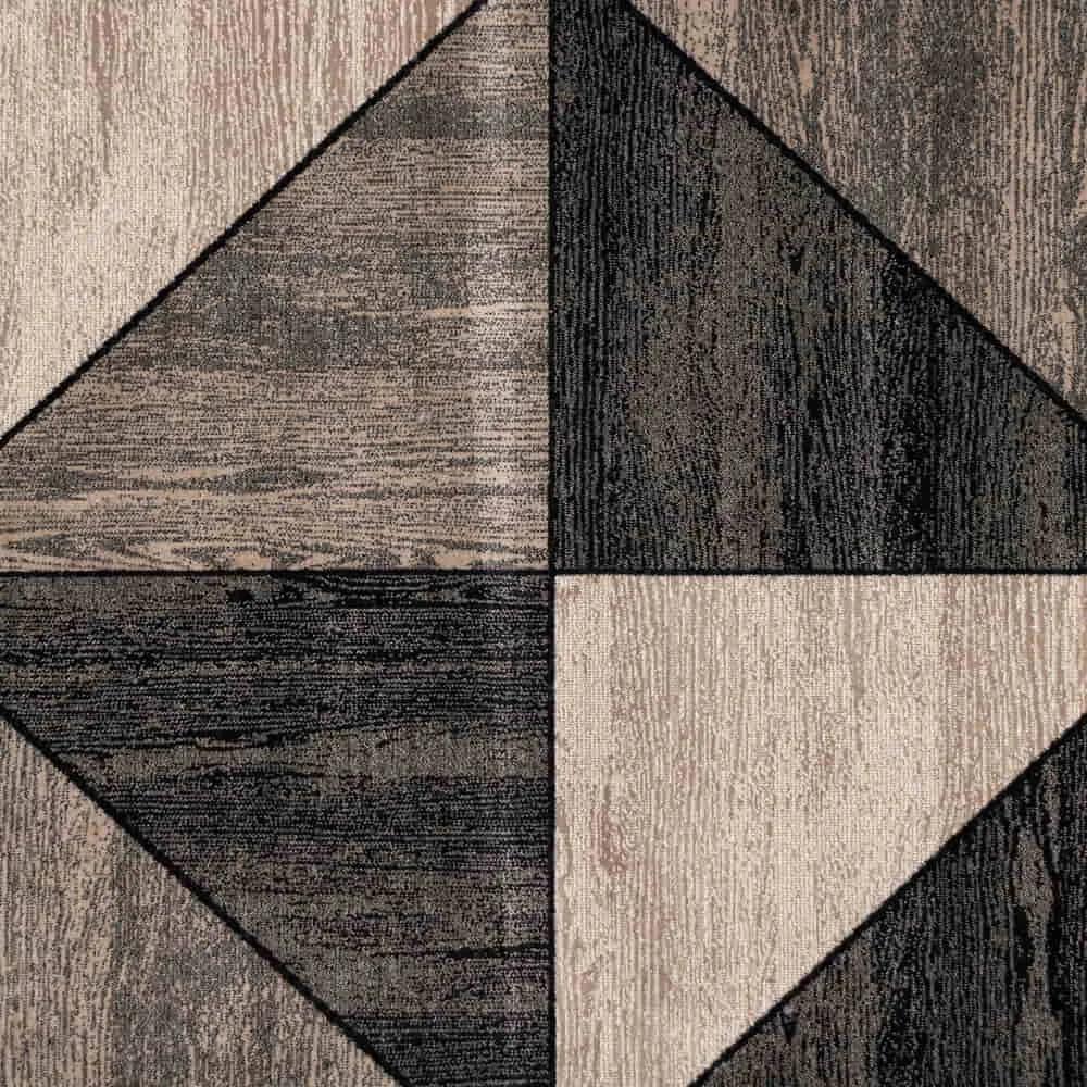 Kusový koberec Negev 2391 32 černý BARVA: Černá, ROZMĚR: 68x110 cm