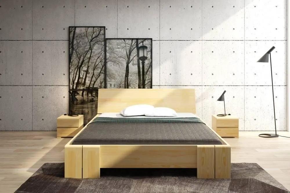 Zvýšená postel Vestre - borovice   ,  180x200 cm