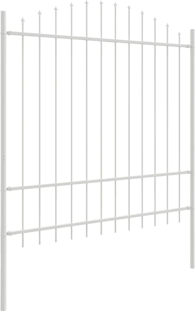 Zahradní plot WOERDEN 4 ks 170 x 215 cm Práškově lakovaná ocel 3360152