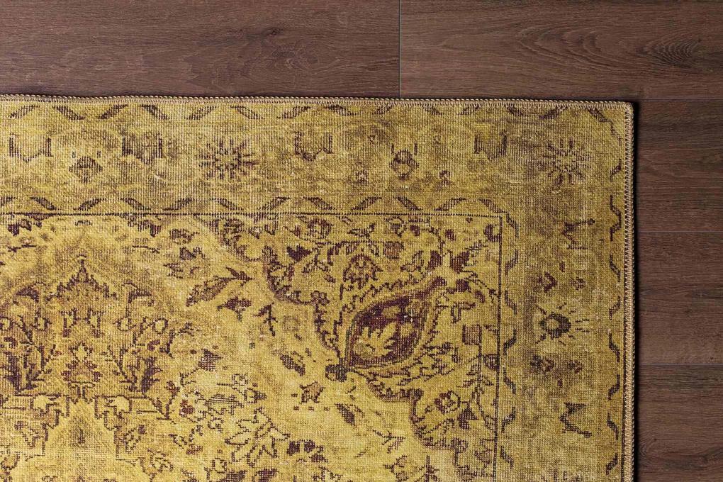 Conceptum Hypnose Kusový koberec Blues Chenille - Yellow AL 24, Vícebarevná, 140 x 190 cm