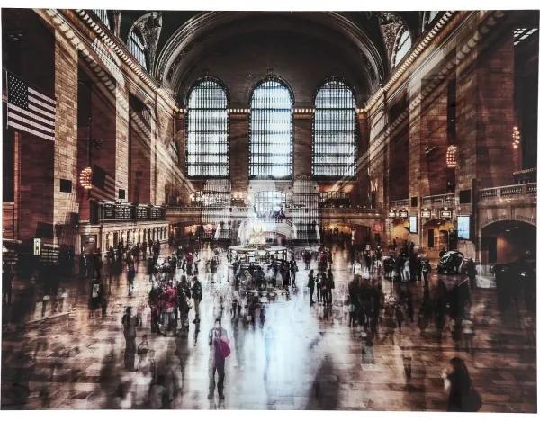 Obraz na skle Grand Central Station 120x160 cm