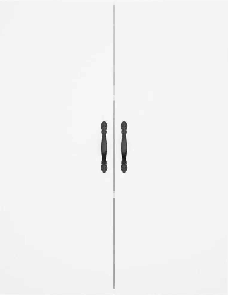 Skříň highboard bílá 69,5 x 34 x 180 cm kompozitní dřevo 3198177