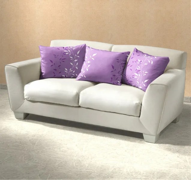 Dadka Povlečení krep Mandevila fialová  200x200, 2x70x90 cm
