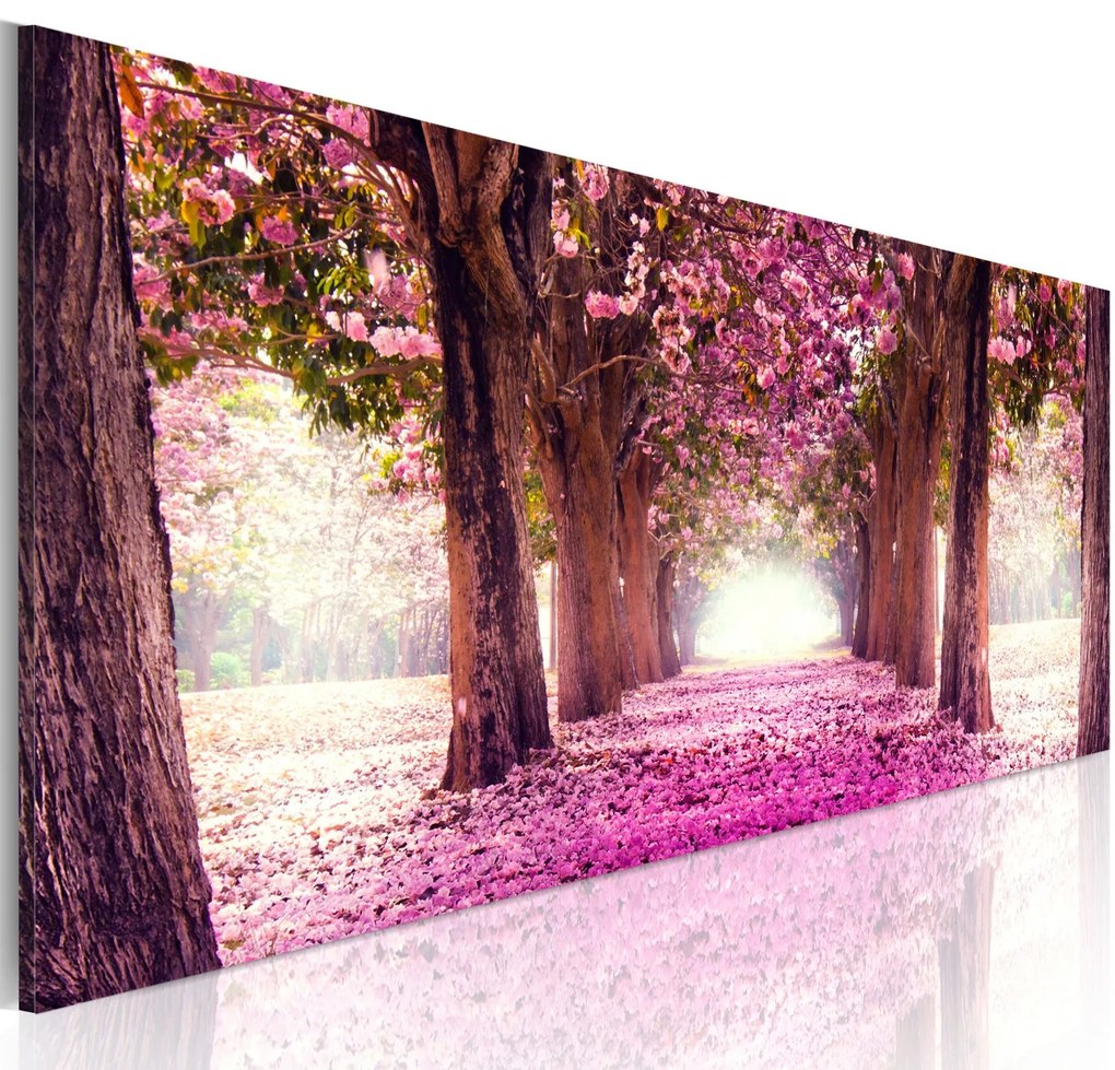 Obraz - Fuchsia Garden 135x45