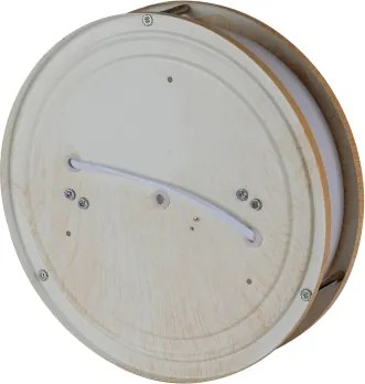 BRILAGI - Stropní svítidlo ELARO 2xE27/40W/230V pr. 26 cm dekor dřeva
