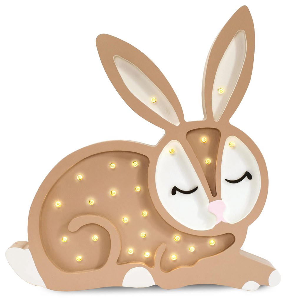 Little Lights Lampa Bunny Chocolate Brown