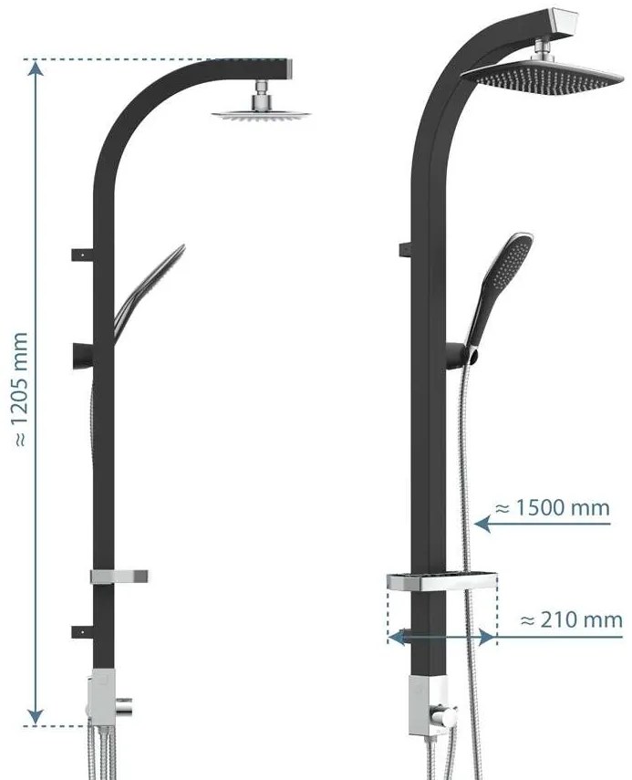 Eisl Sanitär Sprchový komplet Madagaskar 60060