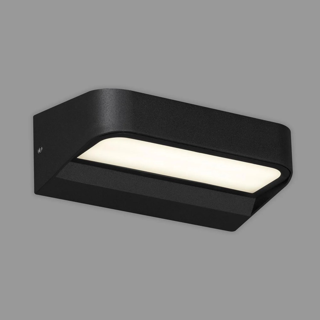 BRILO 3036-015X VÝPRODEJ VZORKU - LED venkovní svítidlo 14,2 cm 8W 900lm černá - BRILO
