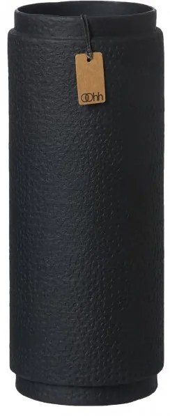 OOhh Zero waste váza Madrid Cylinder Black Rozměry: 10 x 28 cm