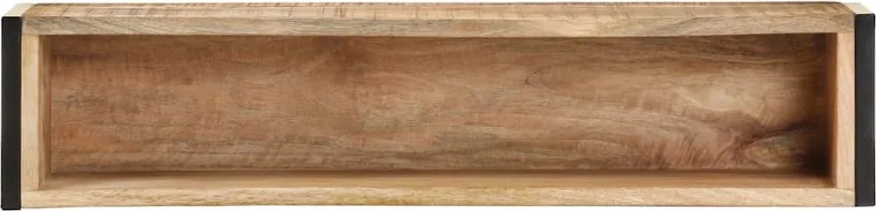 Truhlík 90 x 20 x 68 cm hrubé mangovníkové dřevo 321938