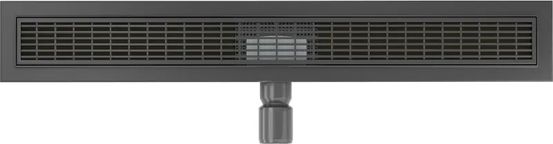 Mexen Flat M33 nerezový sprchový žlab 50 cm, černá, 1733050-15