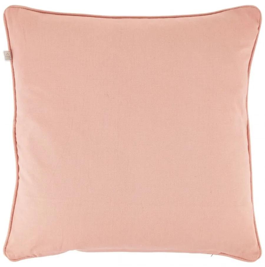 Dekorační povlak na polštář HULDA 45x45 cm, růžový