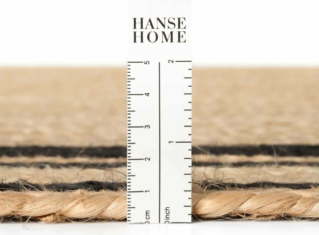 Hanse Home, Kusový koberec Looma 106302 Natural Gold Black, 80x150, béžová, chodba / předsíň