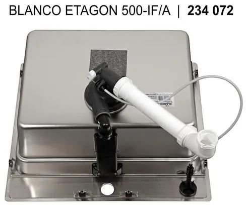 Blanco ETAGON 700-IF/A InFino nerez hedvábný lesk s excentrem a pojezdy