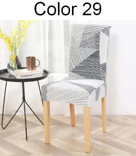 Různé elastické potahy na jídelní židle Varianta: Color 29