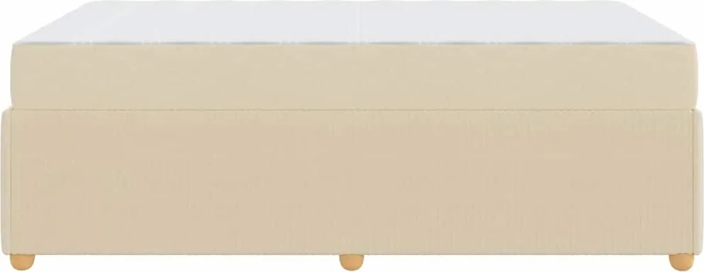 Rám postele Krémová 120 x 200 cm textil 3398384
