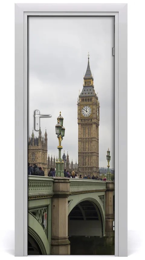 Fototapeta samolepící na dveře Big Ben Londýn 75x205cm