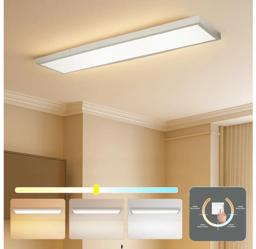 Brilagi - LED Koupelnové svítidlo FRAME LED/50W/230V 3000/4000/6000K 120x30 IP44