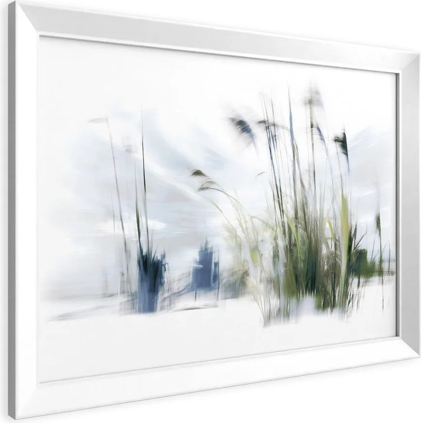 Tištěný obraz s rámem 56x75 cm Blue Grasses – Styler