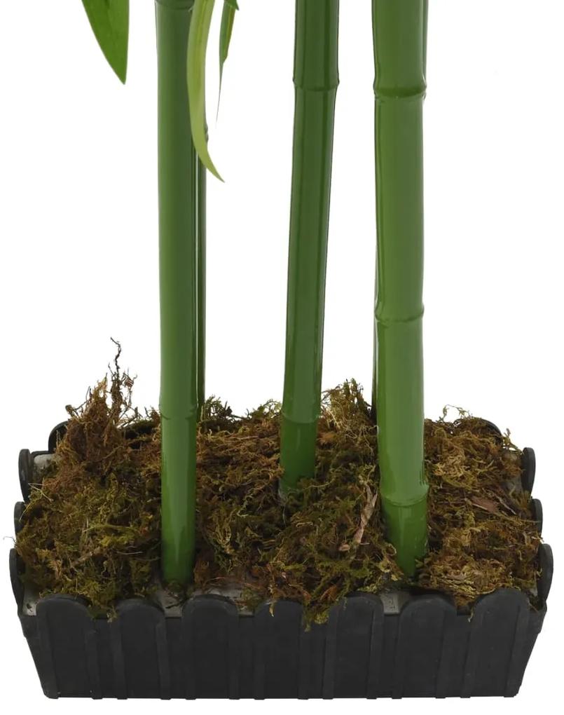 Umělý bambus 384 listů 120 cm zelený