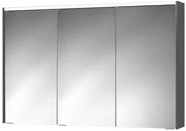 Jokey SPS-KHX 80 Zrcadlová skříňka - bílá/antracit š. 80 cm, v. 74 cm, hl. 15 cm, 251013320-0720